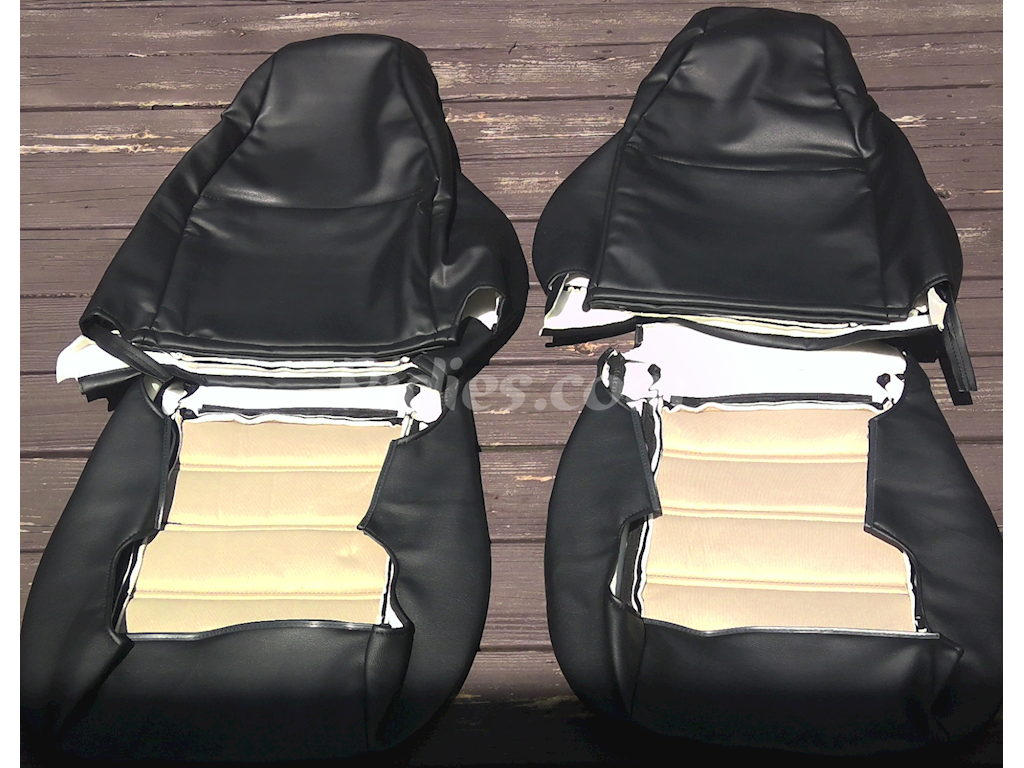 1987-1991 Mazda RX7 FC Leather Replacement Seat Covers | Ridies.com