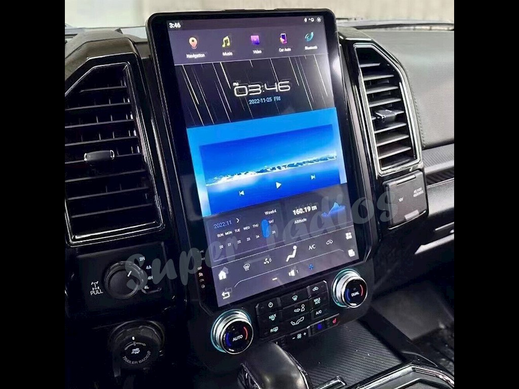 2015-2022 Ford F150 F250 F350 F450 F550 Android 11 Vertical 2K Screen ...